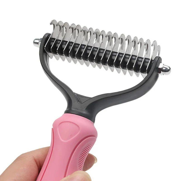 Dog Grooming Brush for Golden Retrievers, Poodles, Samoyeds - Tangle ...
