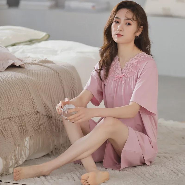Premium Modal Pajama Set for Women: Plus Size Summer Shorts & Top ...