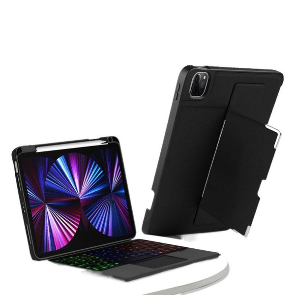 iPad Pro 11 Bluetooth Keyboard Case with Backlit Keys, Detachable ...