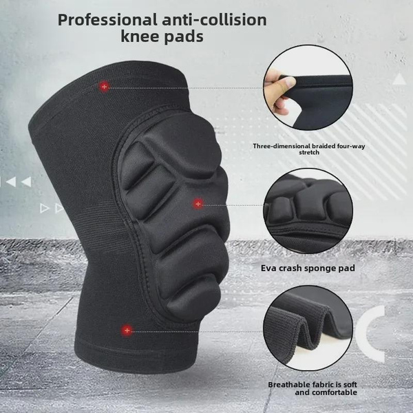 Protective Knee Pads for Sports - Thick Foam Padding for Basketball ...
