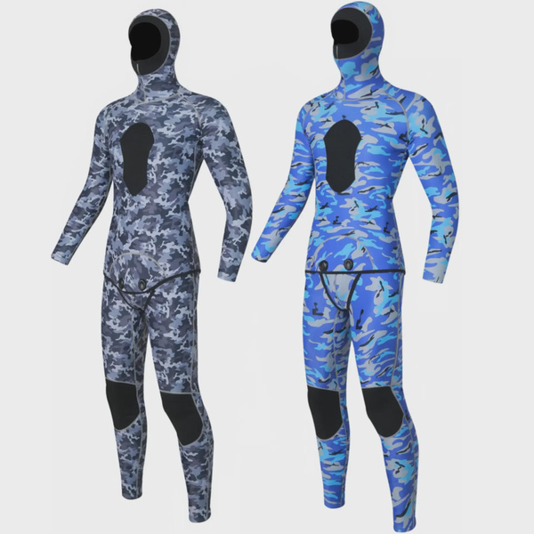3mm Neoprene Dive Suit with Long Sleeves for Snorkeling, Spearfishing ...