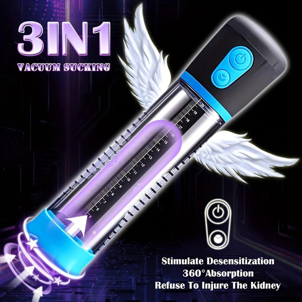 Automatic Electric Penis Pump Male Blowjob Sucking Trainer Enlargement ...