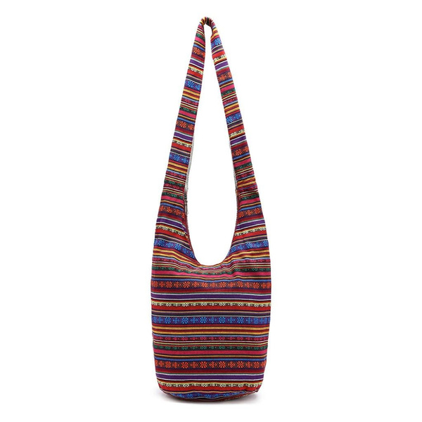 Women Hippie Shoulder Bags Fringe Large Purses Ethnic Tote Handbag ...