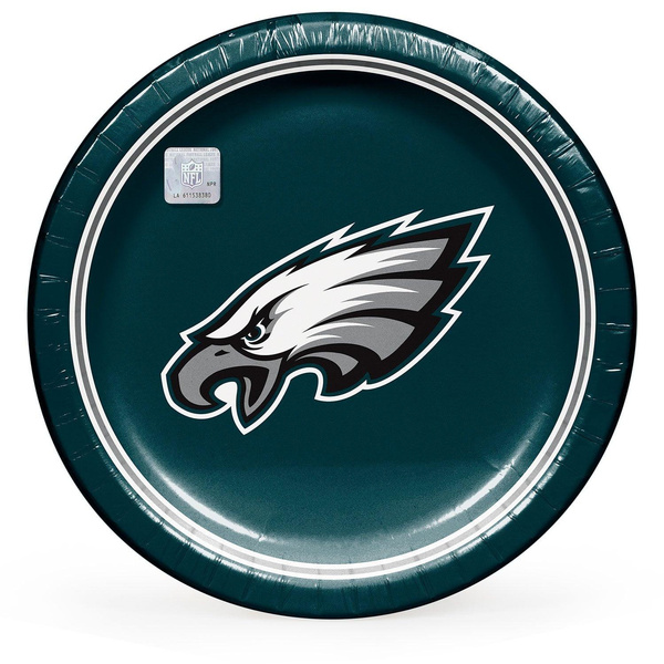 Philadelphia Eagles Round Paper Plates, 10", 85 Ct. | Wish