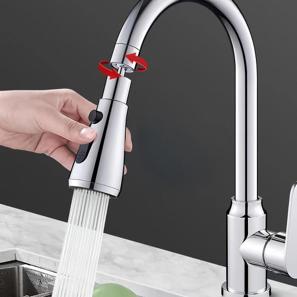 Kitchen multi-purpose faucet, capable of 360 ° rotation, multiple water ...