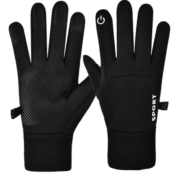Winter Touchscreen Gloves | Fleece Lined, Windproof & Water-Resistant ...