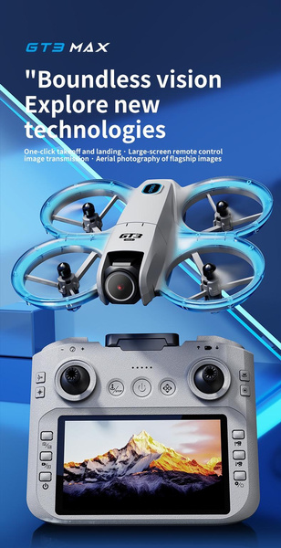 Drone Remote Control with Screen Optical Flow Positioning Electric Lens ...
