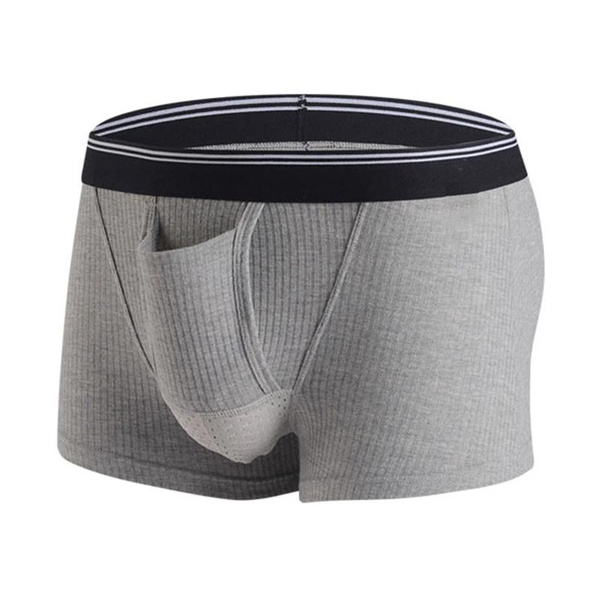 Enhancing Pouch Trunks Short Leg Boxers Mens Functional Boxers Briefs ...